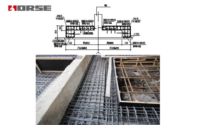Reinforcement of frame beams and frame columns